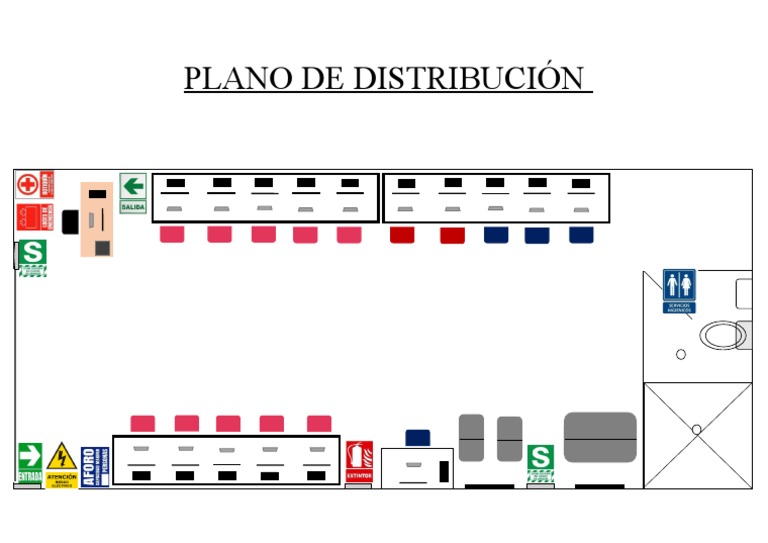 PLANO DE DISTRIBUCIÓN Y DETALLE DE CÁLCULO DE AFORO | PDF