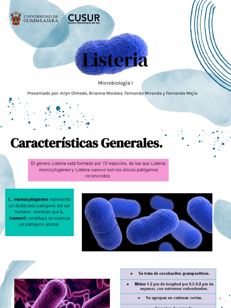 Listeria: Microbiología y Patogenia | PDF | Enfermedades y trastornos ...