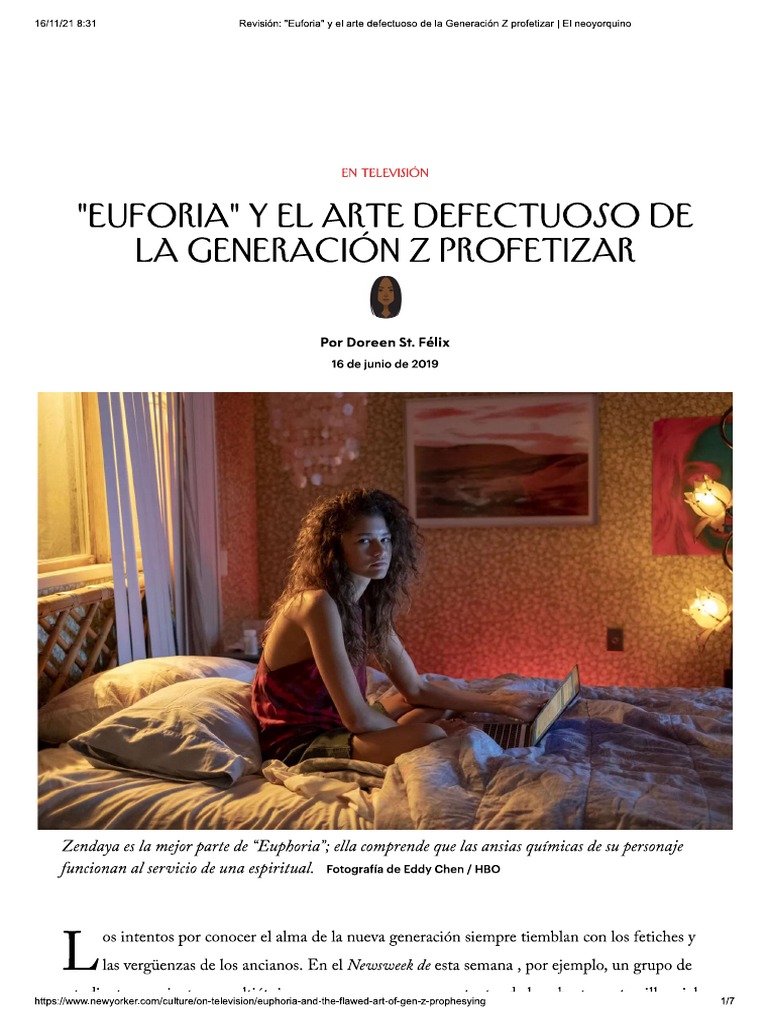 Euphoria, Generación Z | PDF