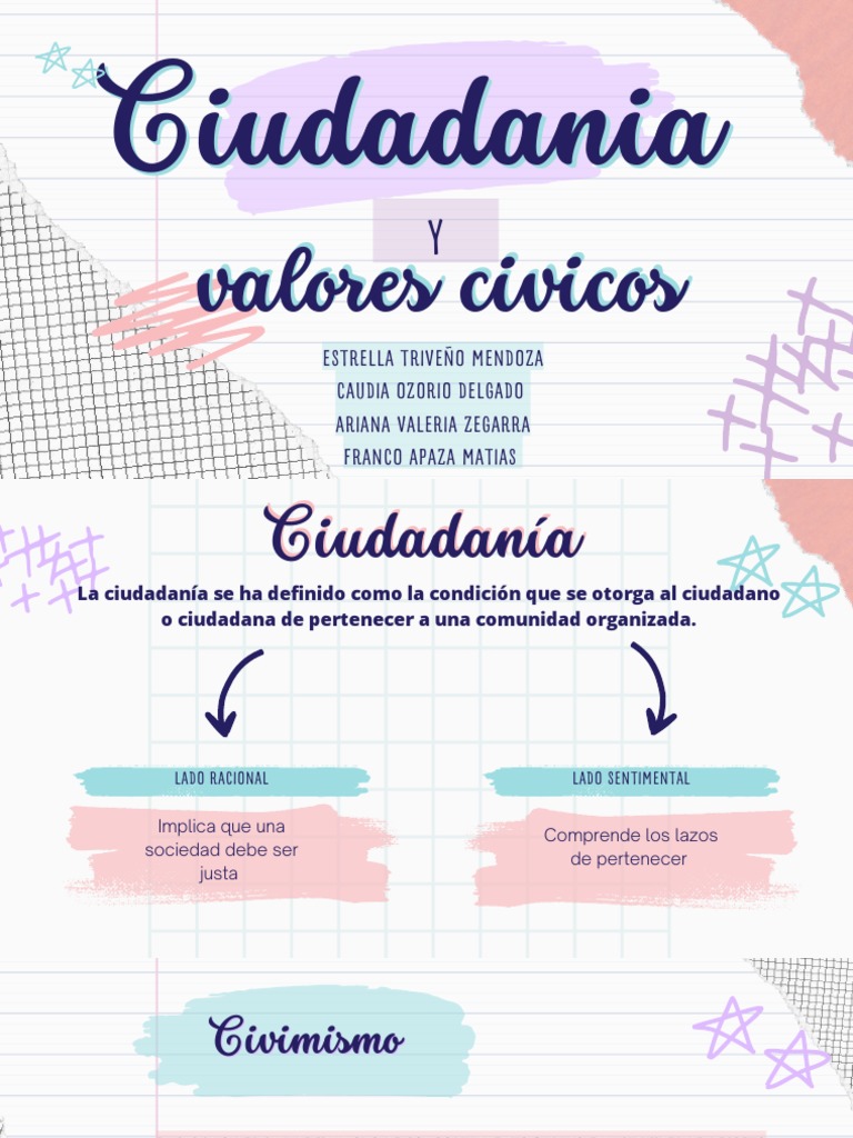 Ciudadania y Valores Civicos | PDF
