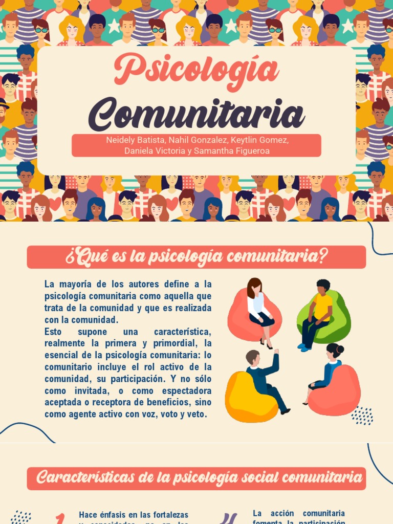 Psicologia Comunitaria-Presentación 1 | PDF | Sicología | Conocimiento