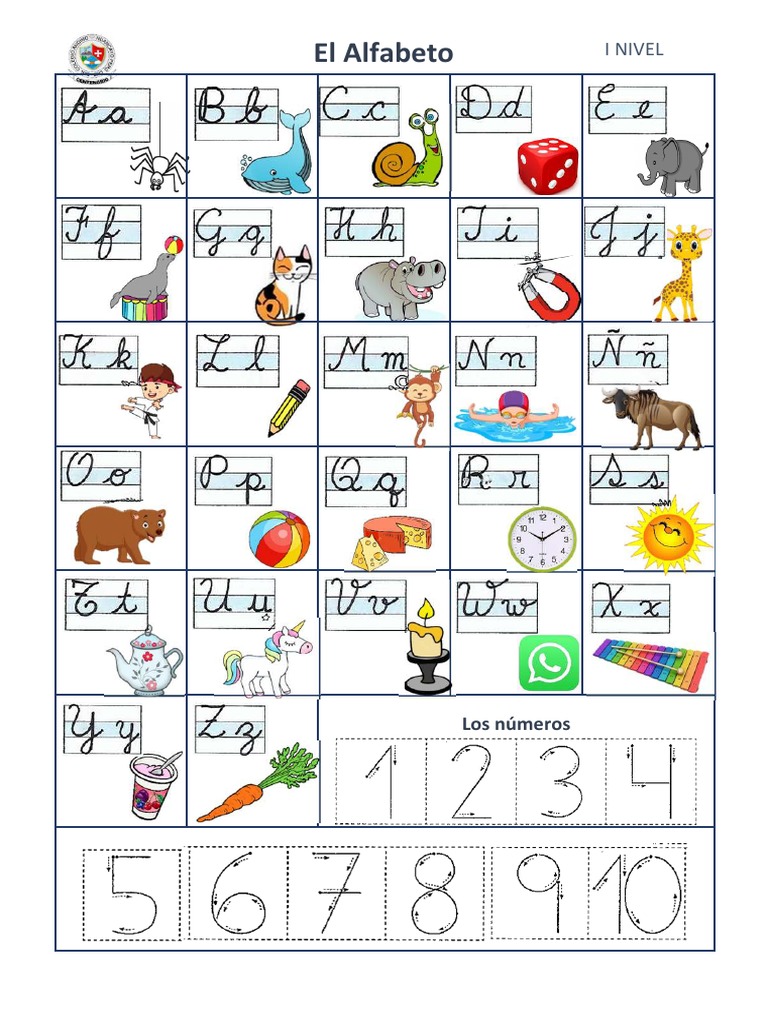 ALFABETO y NÚMEROS | PDF