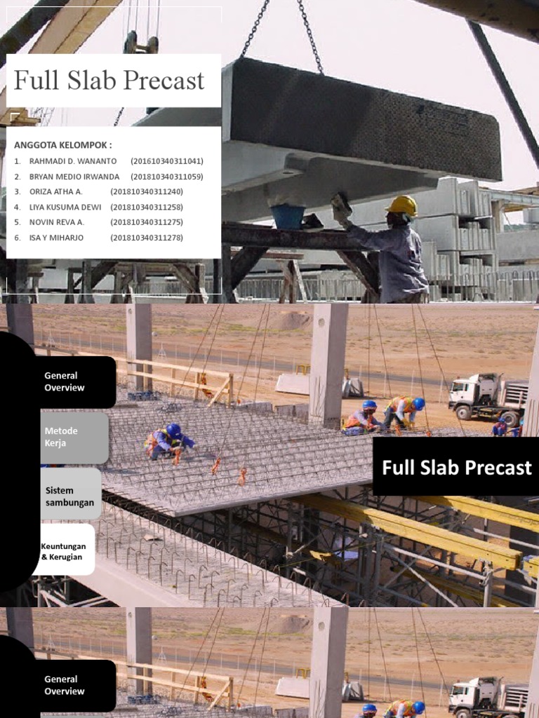 Full Slab Precast Kelompok 2 | PDF