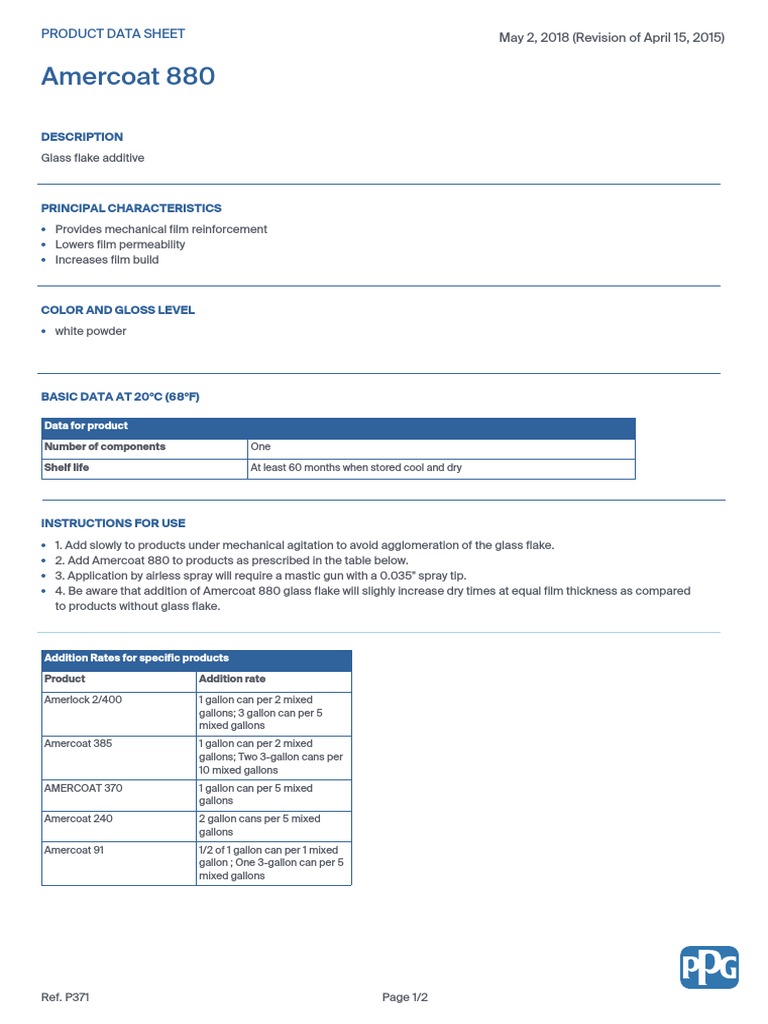 AMERCOAT 880 en-US - P371 | PDF | Legal Liability | Civil Law (Legal ...