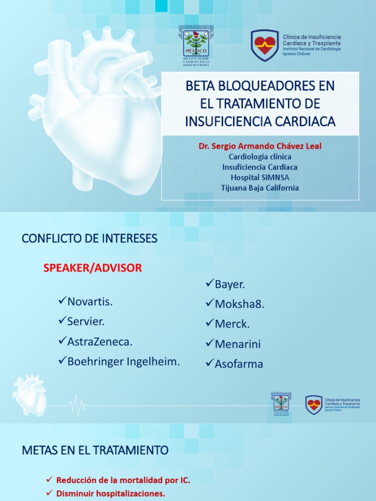 Beta Bloqueadores en El Tratamiento de IC | PDF | Corazón | Isquemia