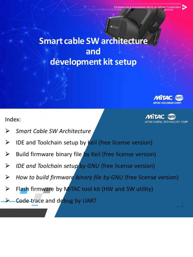 Smart Cable SW Architecture and Development Kit Setup - 20230322 | PDF | Integrated Development ...