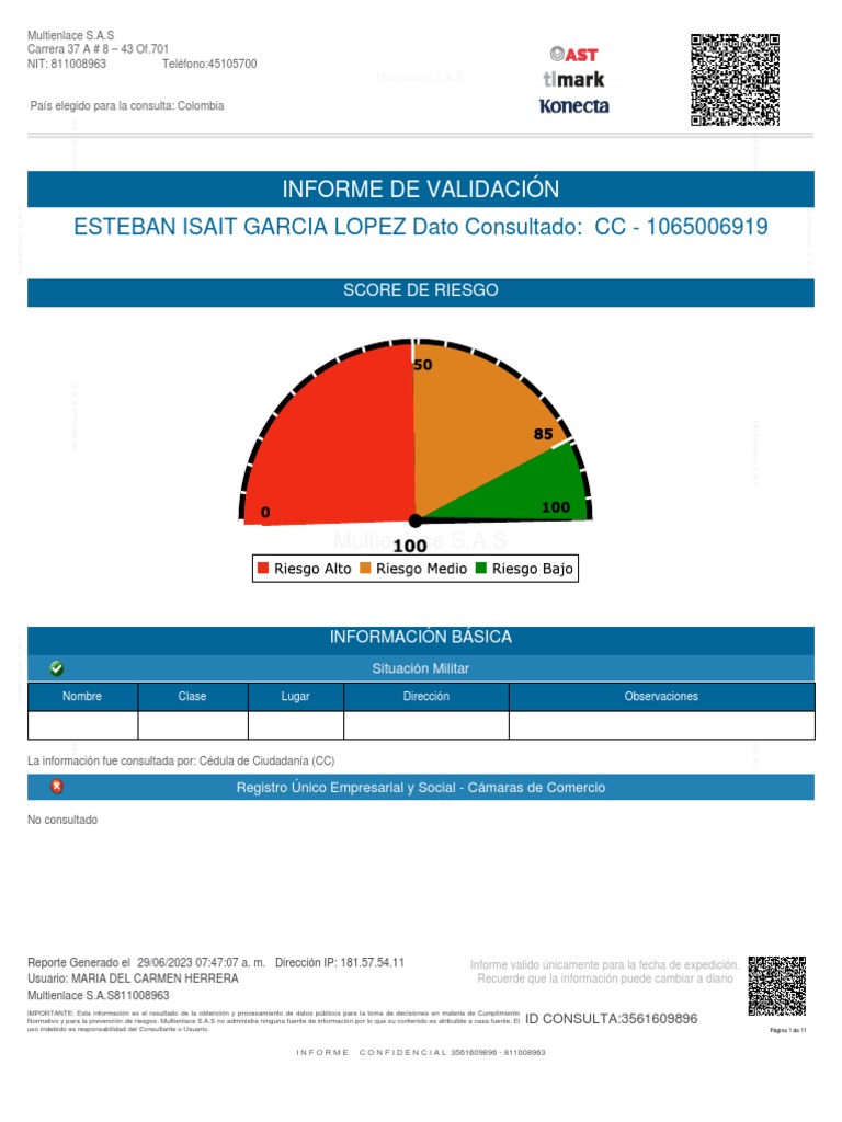 CC ESTEBAN ISAIT GARCIA LOPEZ 2023-6-29 7-48-27 | PDF | Colombia | Justicia