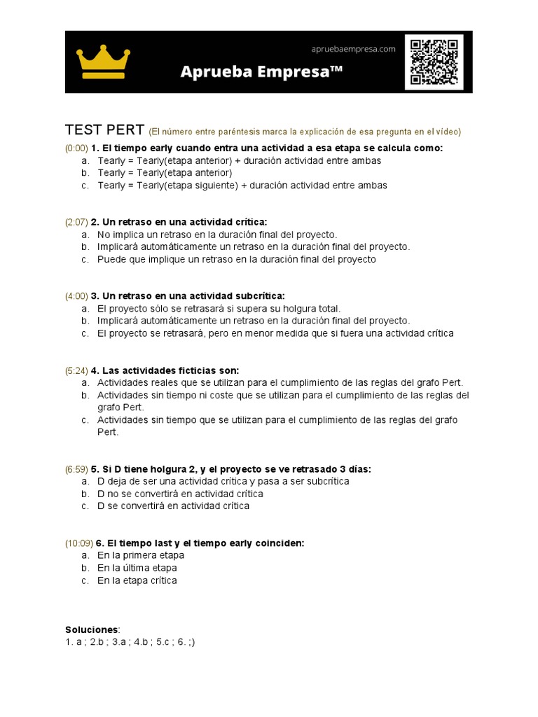 Test Pert 2.0 | PDF