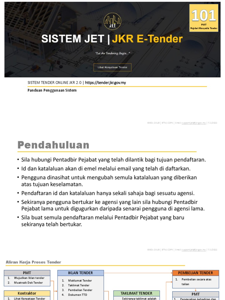 101 - Manual - Pengguna - Pejabat - Menyedia - Tender 1.7.22 | PDF