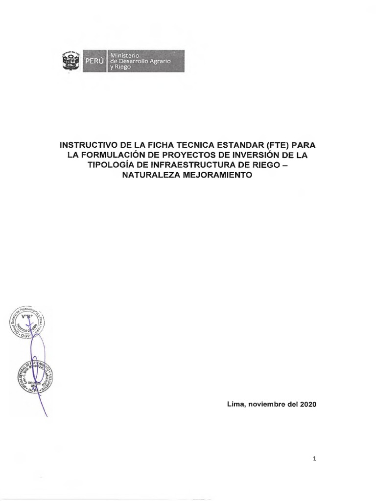 Instructivo Práctico Edit | PDF | Riego | Calidad (comercial)