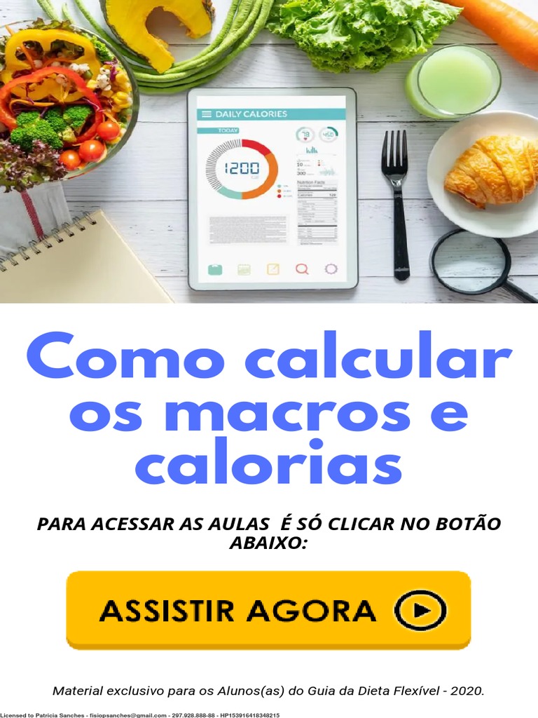 Como+Calcular+Os+Seus+Macros | PDF