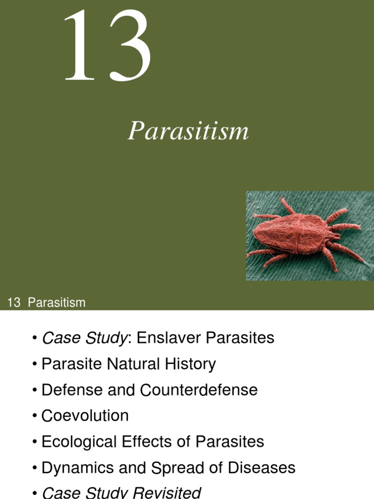 13 Parasitism | PDF | Parasitism | Infection 13 Parasitism | PDF | Parasitism | Infection