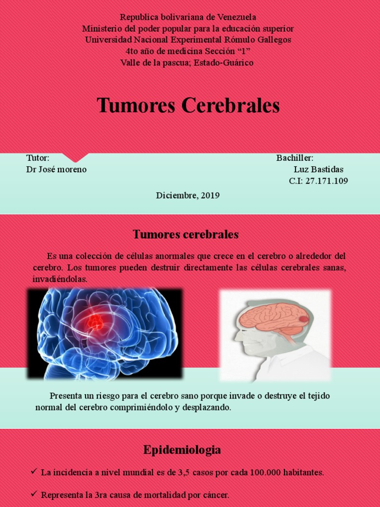 Tumores Cerebrales | PDF | Cáncer | Tumor cerebral