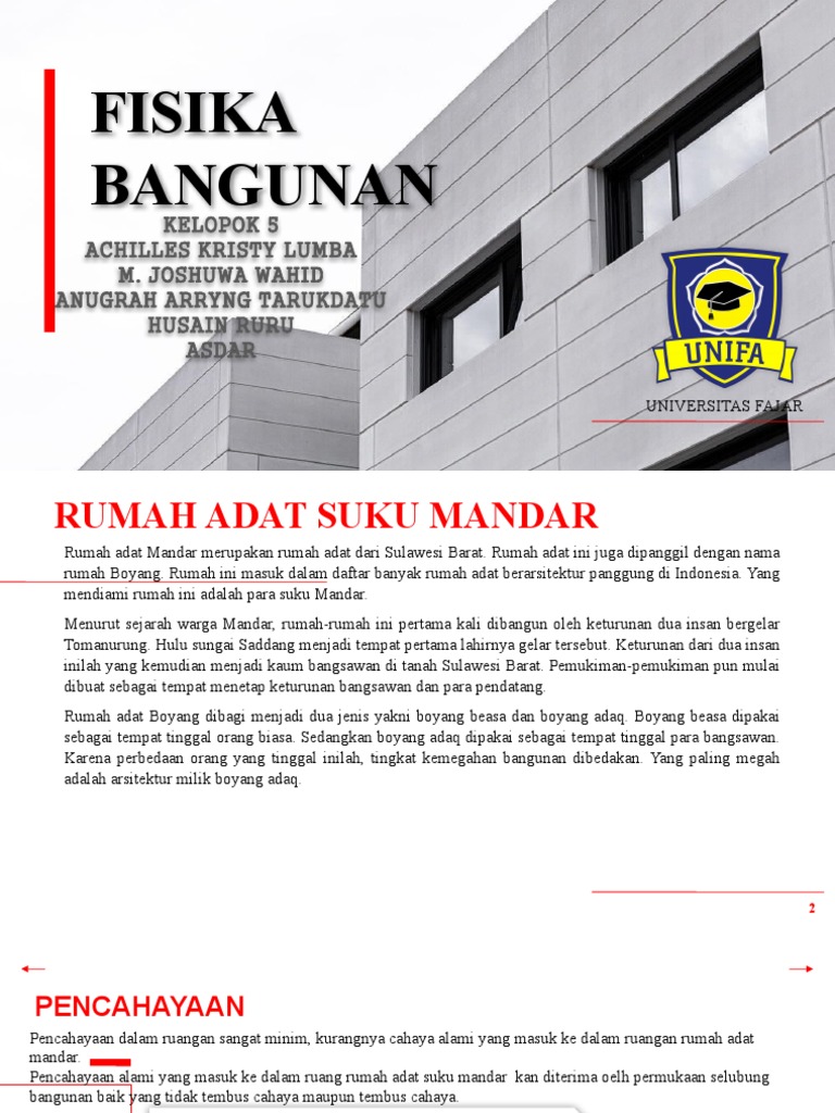 Kelompok 5 Fisika Bangunan-1 | PDF