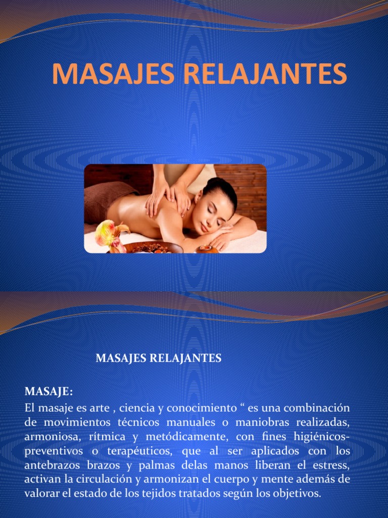 Masajes 2021 | PDF | Masaje | Medicina