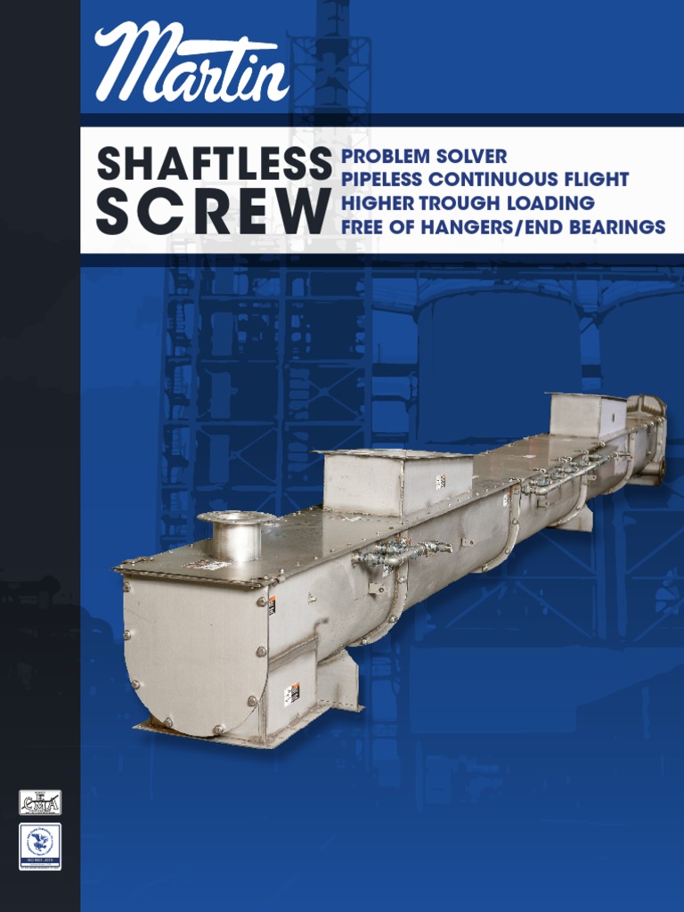Shaftless Screw Brochure | PDF | Screw | Bearing (Mechanical)