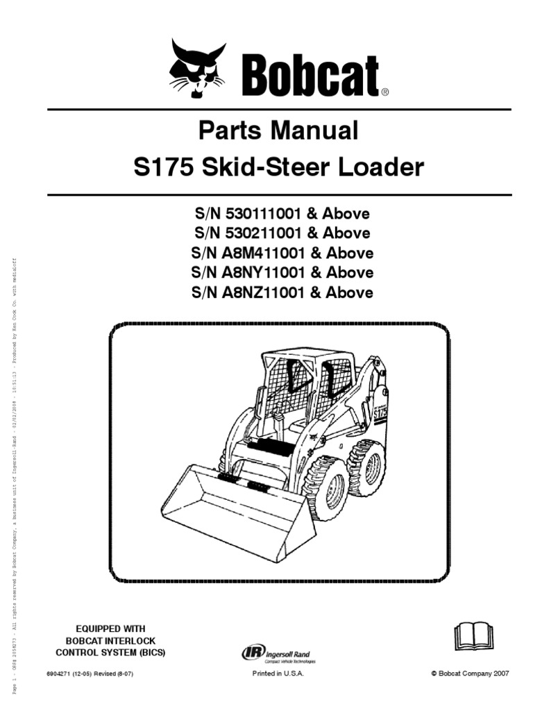Manual de Partes Bob Cat | PDF | Elevator | Mechanical Engineering