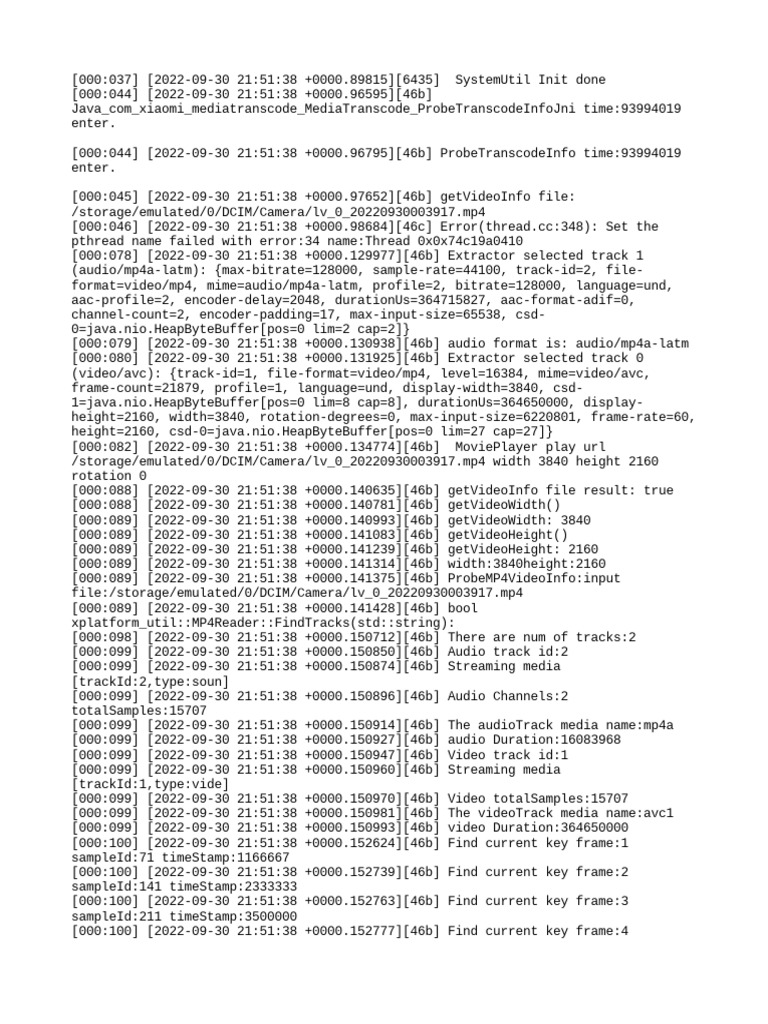 Trace | PDF | Codec | Videotelephony