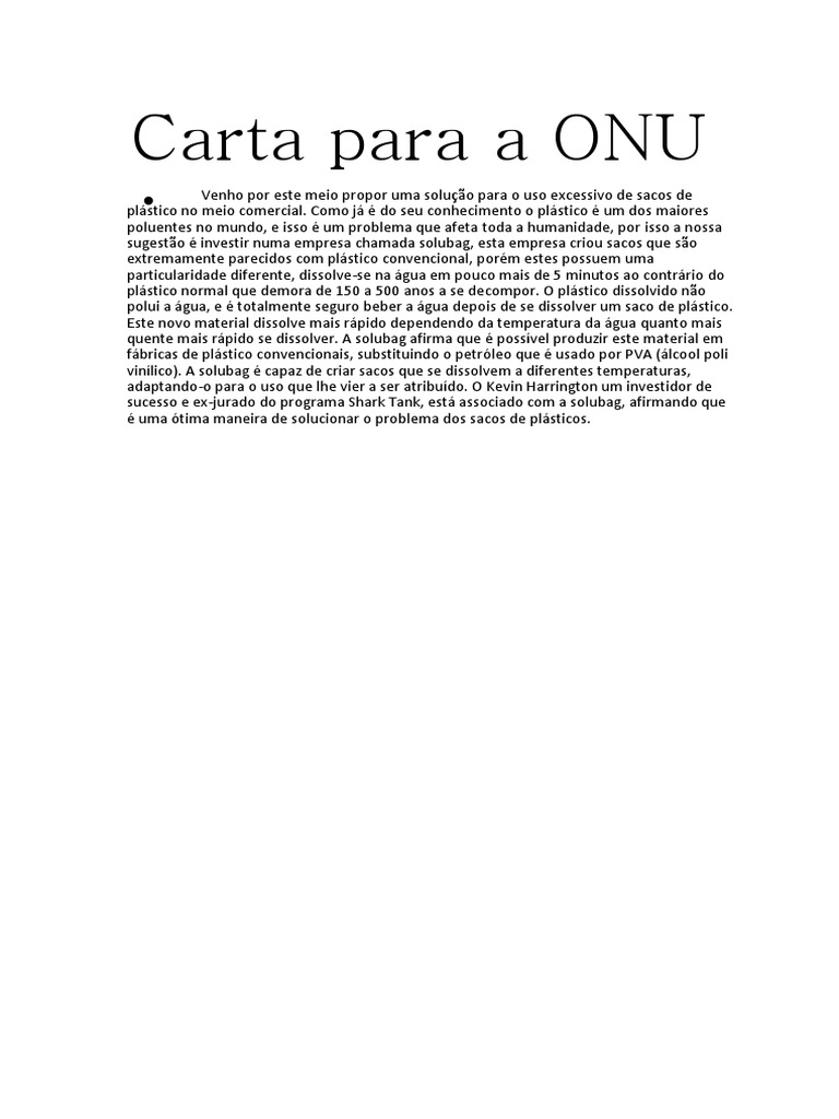 Carta ONU | PDF