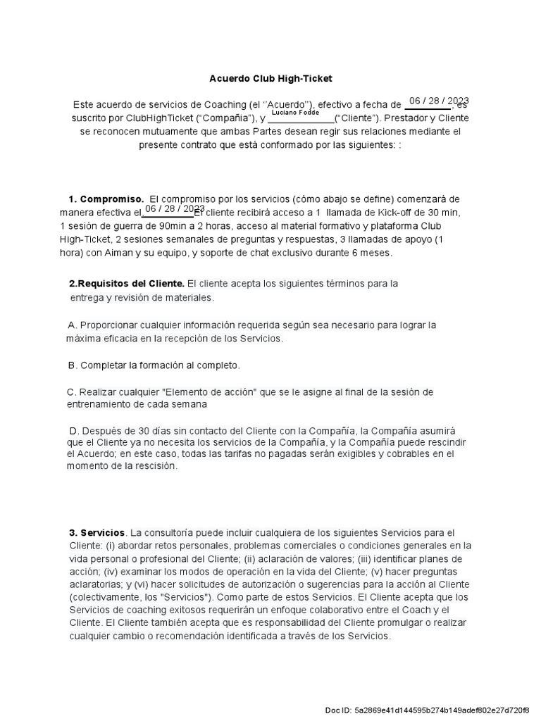Acuerdo Con Luciano Fodde | PDF | Jurisdicción