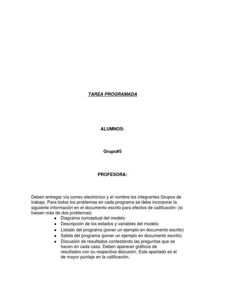 Tarea Programada en Arena | PDF | Farmacia | Cuidado de la salud