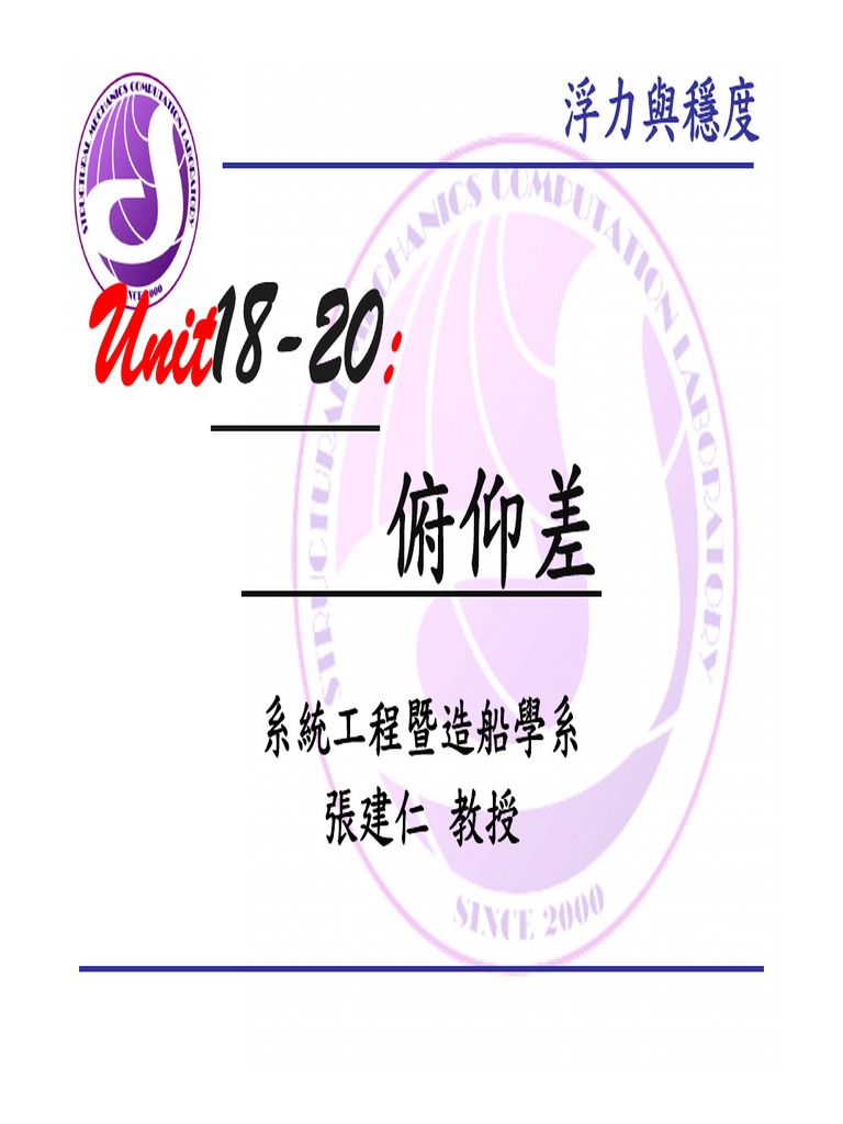 Unit 18 20 俯仰差 - Ch18 | PDF