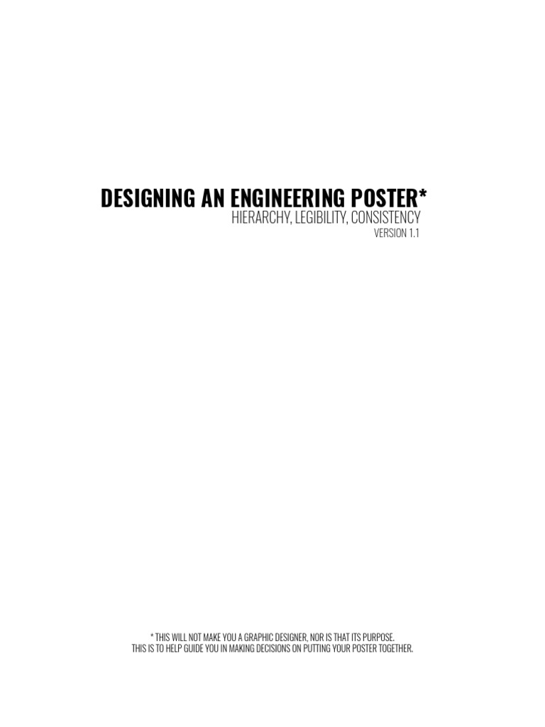Engineering Poster Design Guide | PDF | Internet Of Things | Printing