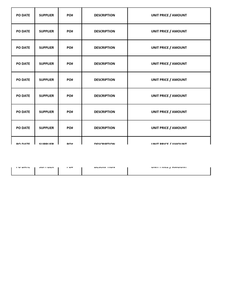 Contoh Header Buku PO | PDF