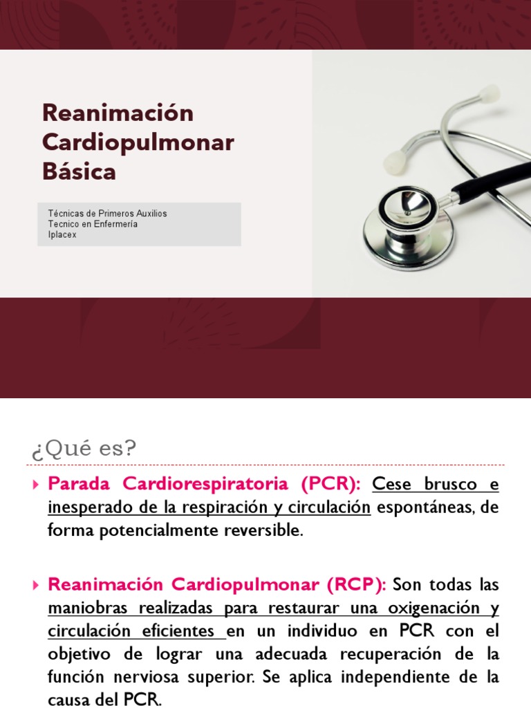 RCP Básico | Descargar gratis PDF | Reanimación cardiopulmonar | Primeros auxilios
