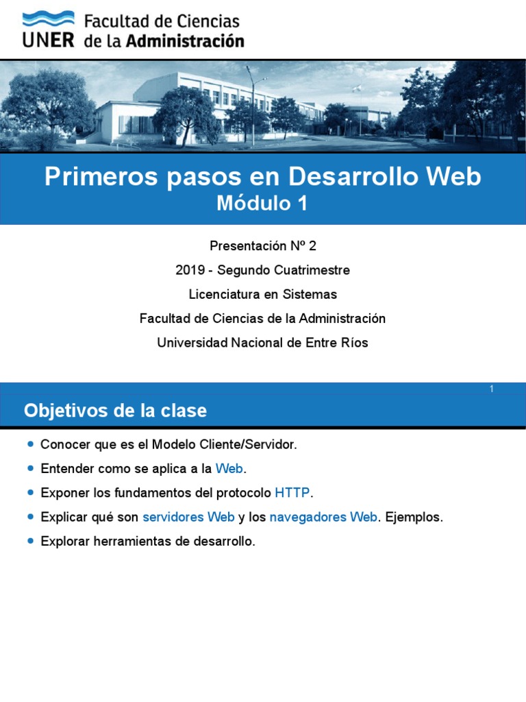 02 - Presentacion | PDF | Protocolo de Transferencia de Hipertexto | Redes