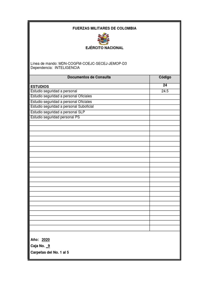 Rotulo Caja 2019 Caja 9 | PDF