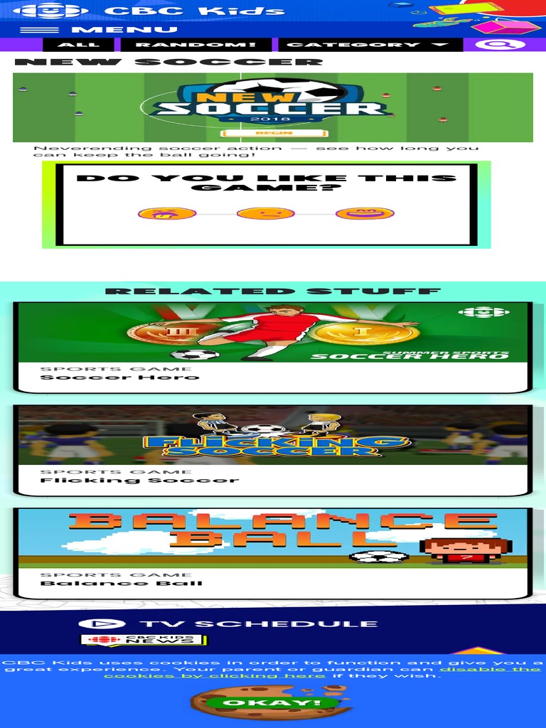 New Soccer Games for CBC Kids | PDF | Sports & Recreation | Games ...