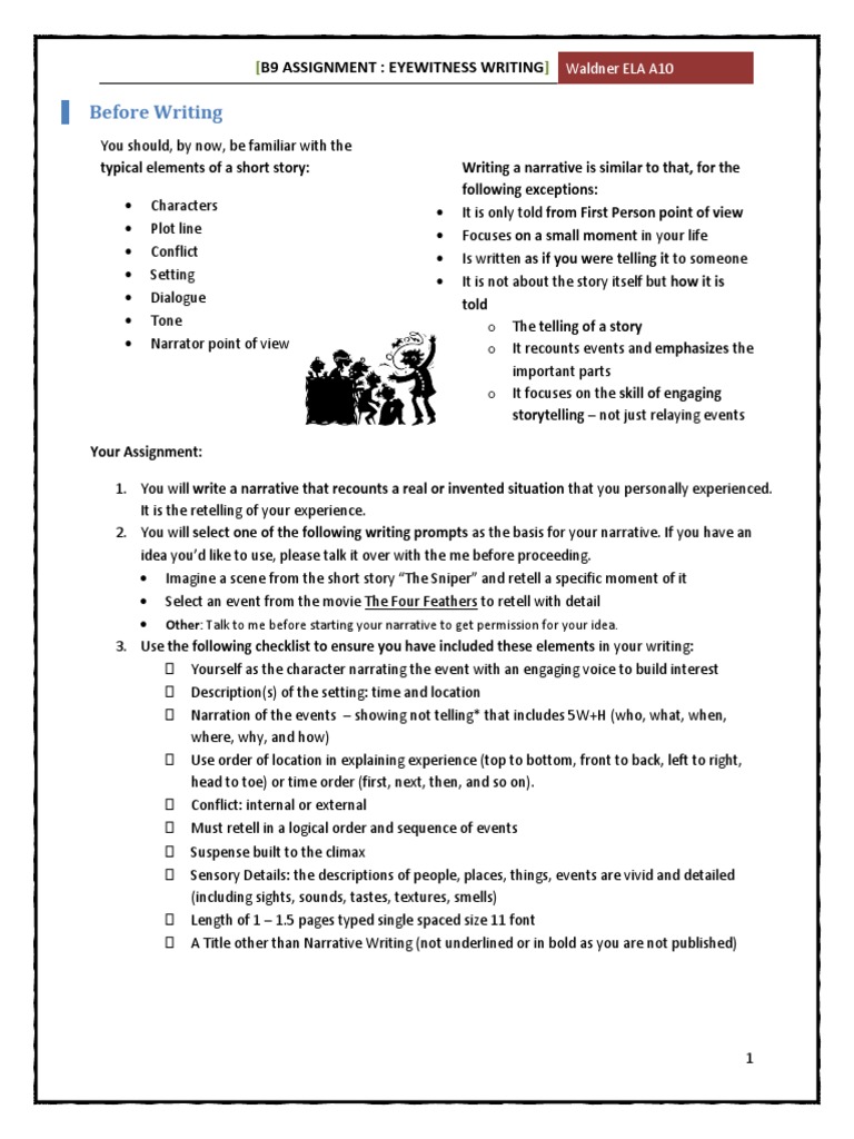 Eyewitness Report Writing Guide | PDF | Narration | Narrative