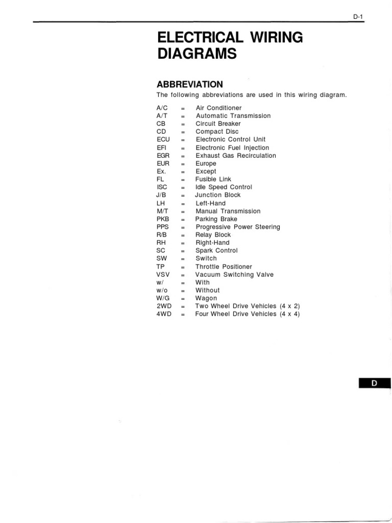 17 - D - Electrical Wiring Diagrams.44p | PDF