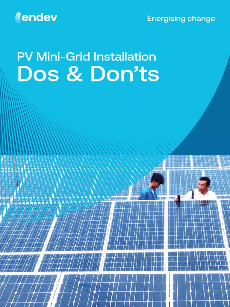 Mini Grid | PDF | Photovoltaic System | Photovoltaics