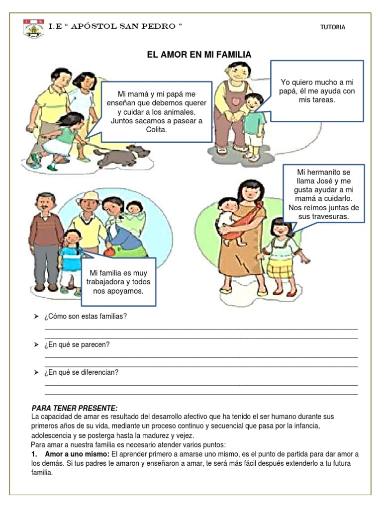 El Amor en Mi Familia | PDF | Amor