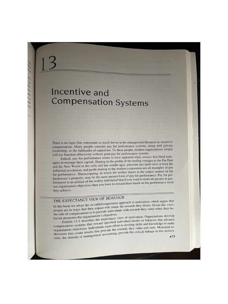 Incentive System - Kaplan & Atkinson | PDF