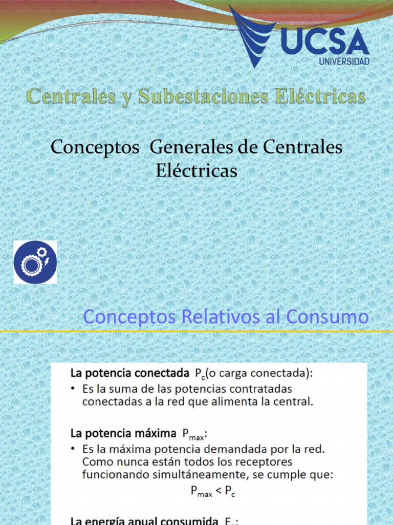 Conceptos Generales de Centrales Eléctricas | PDF