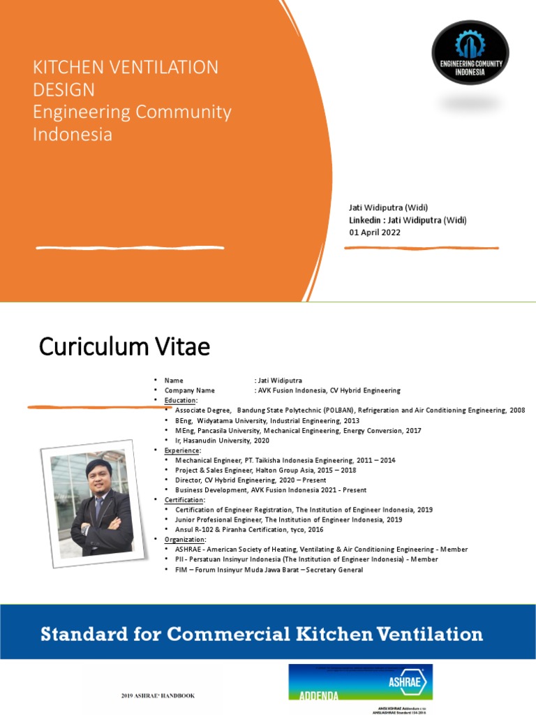 Kitchen Ventilation 220401 | PDF | Duct (Flow) | Ultraviolet