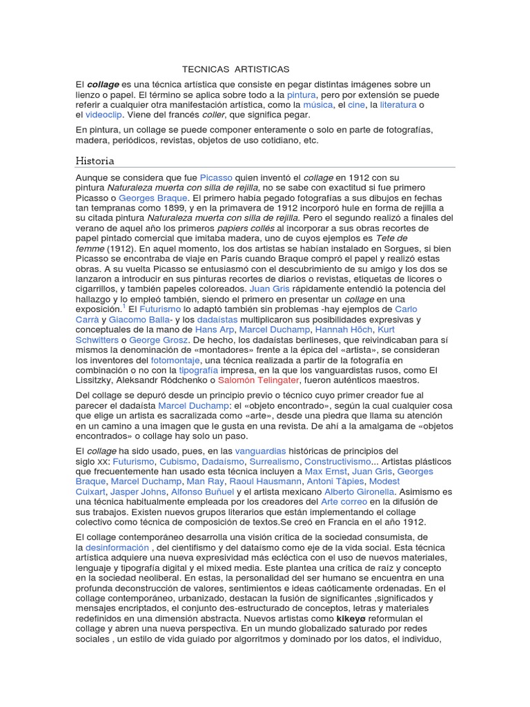 tecnicas artisticas | PDF | Mosaico | Pintura con acuarelas