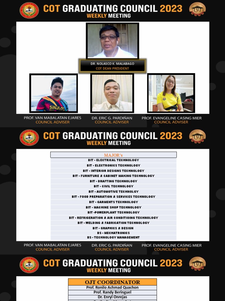 Class Reps & Coordinators | PDF
