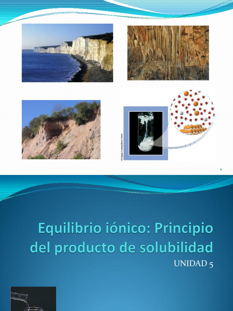 U5 - Equilibrio de Solubilidad - QII - 2021 | PDF | Solubilidad | Química