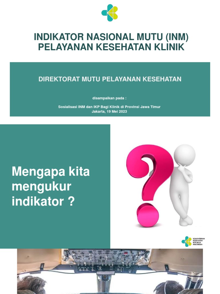 INM Pelayanan Kesehatan Klinik (Prov. Jatim) | PDF