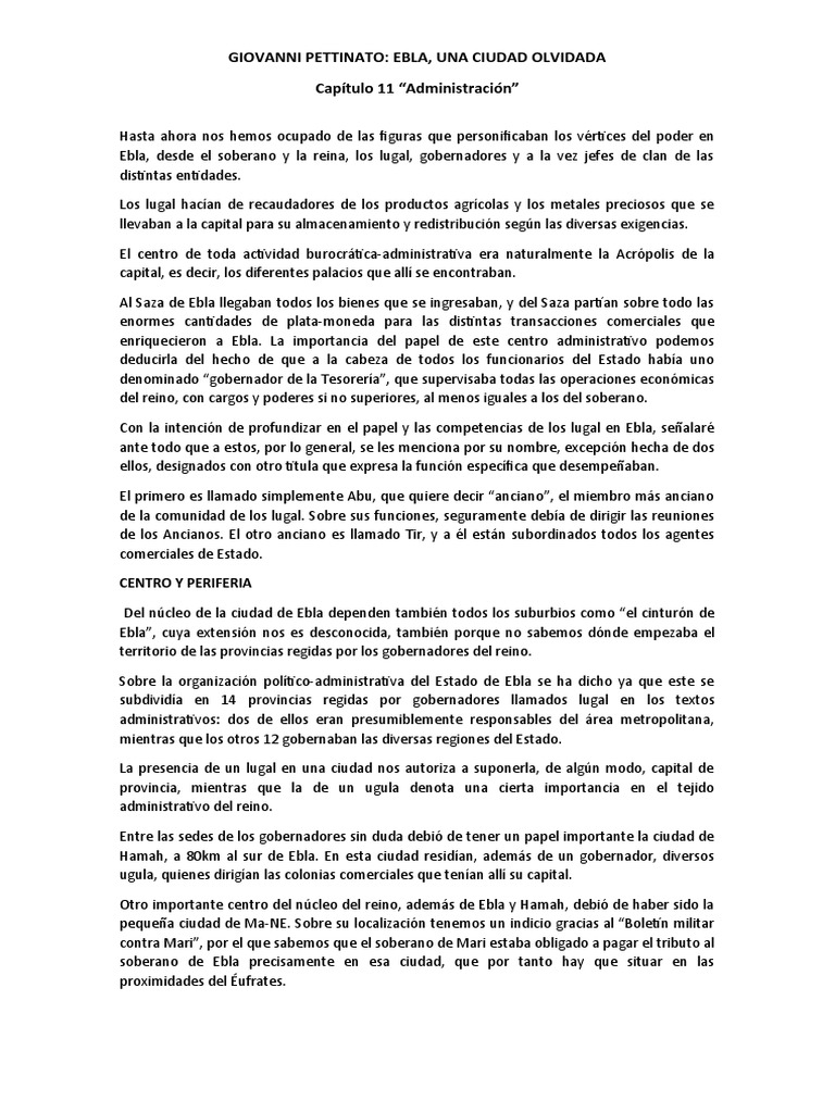 Pettinato - Cap 11 LISTO | PDF | Mesopotamia | Calendario