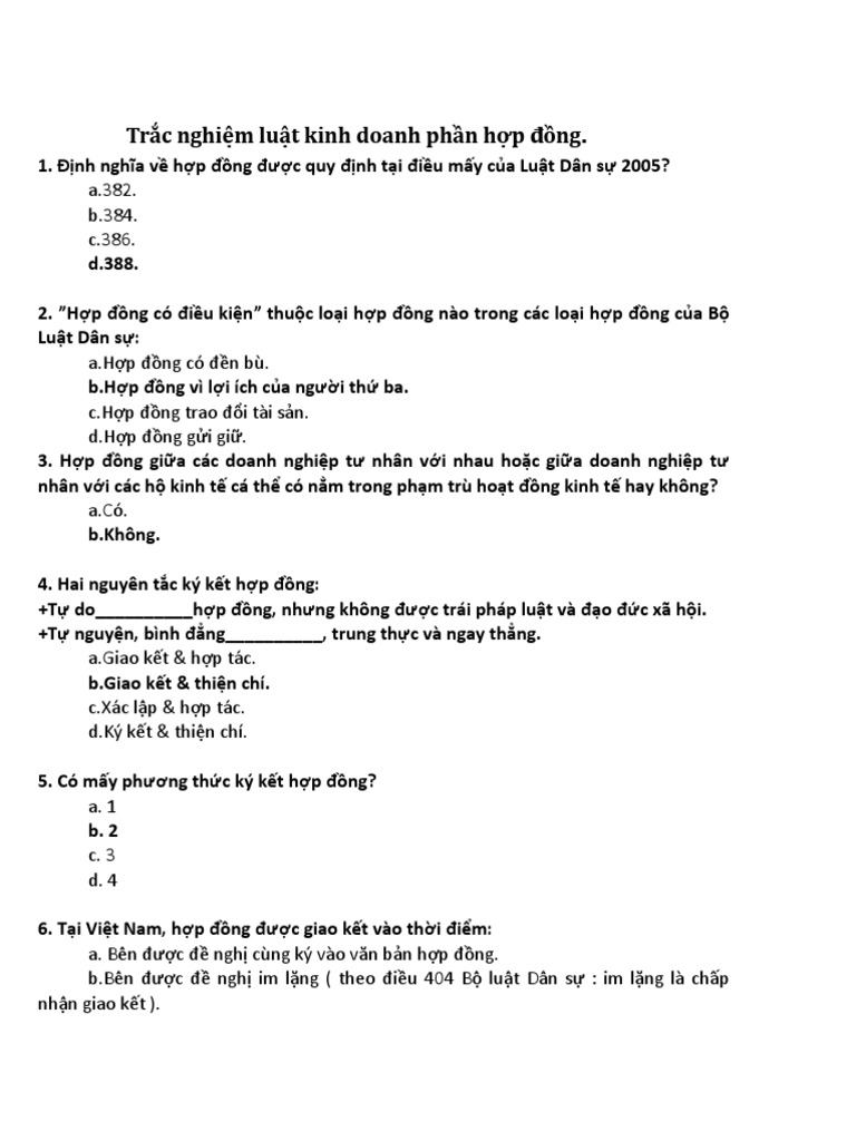 TN Lu - T Kinh Doanh PH - N H - P - NG | PDF