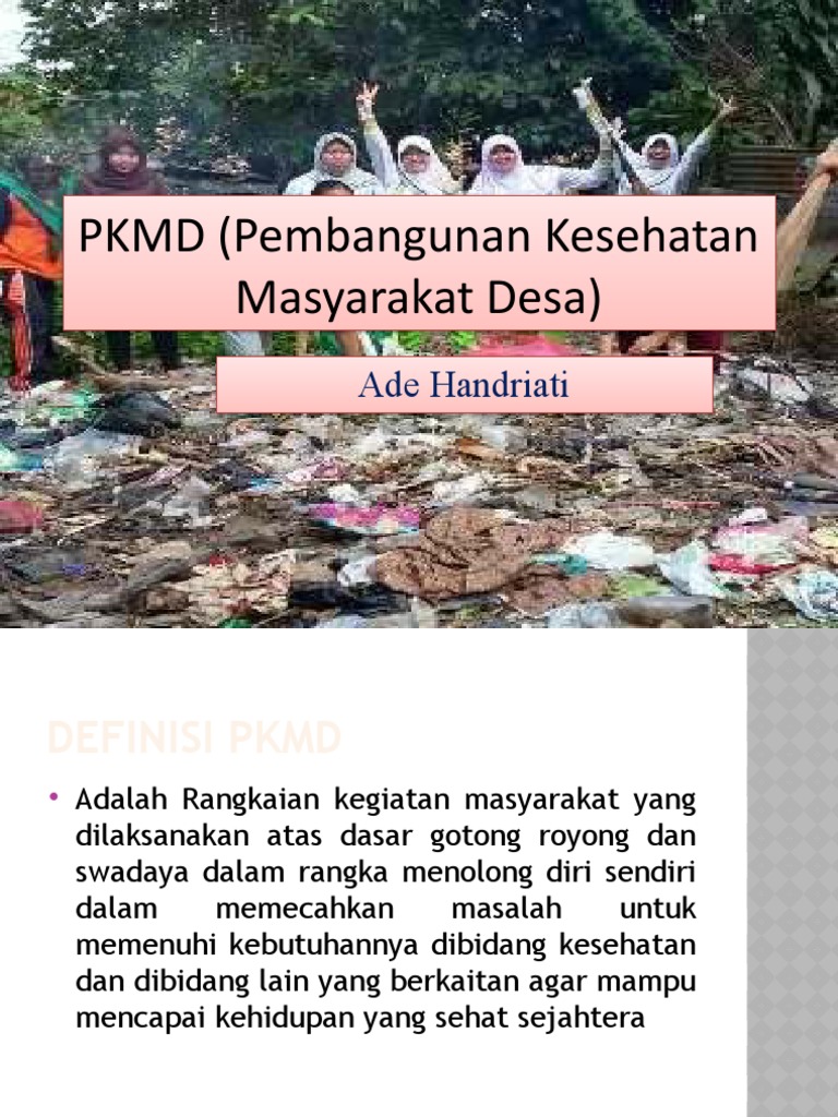 PKMD (Pembangunan Kesehatan Masyarakat Desa) | PDF | Pengembangan Diri