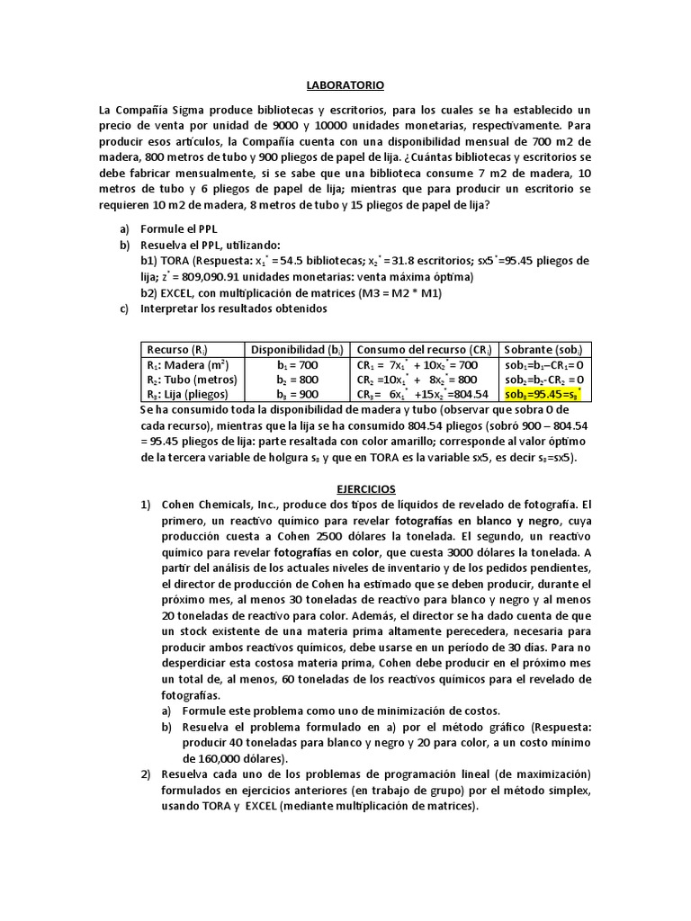 Invope I Práctica | PDF