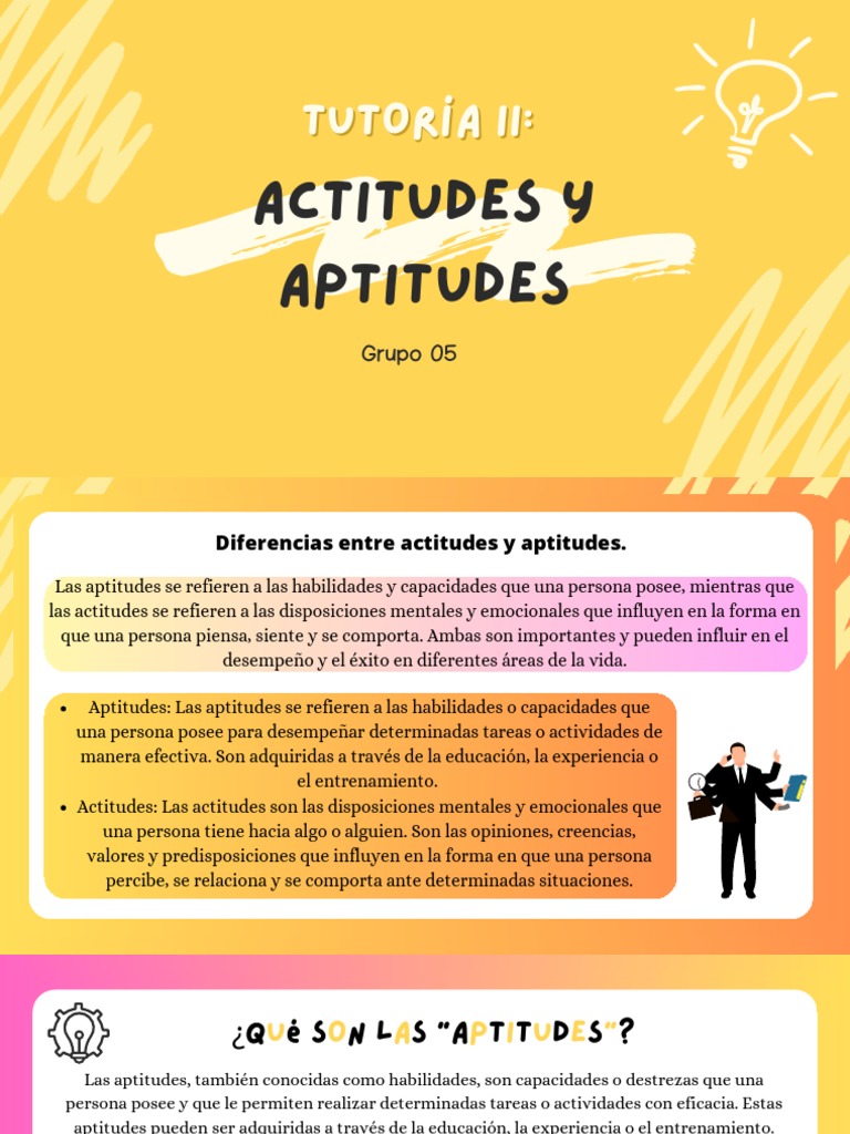 Actitudes y Aptitudes | PDF | Experiencia | Mente