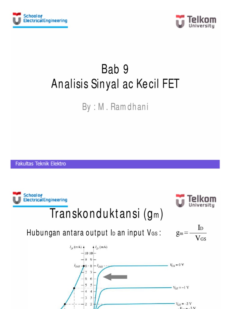 Bab 9 Analisis Sinyal Ac Kecil FET | PDF