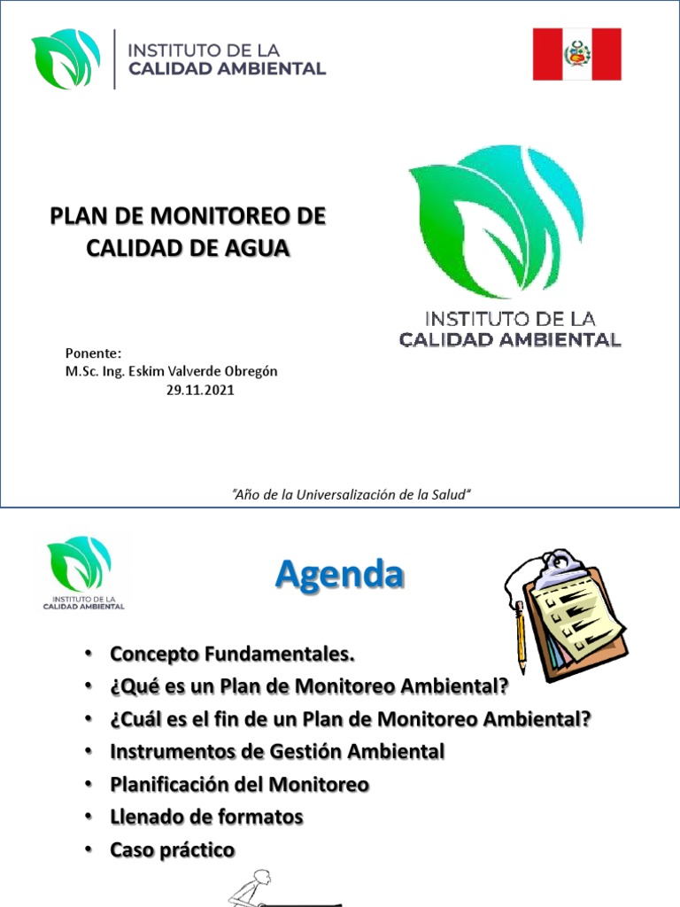 Plan de Monitoreo de Calidad de Agua | PDF | Planificación | Entorno natural